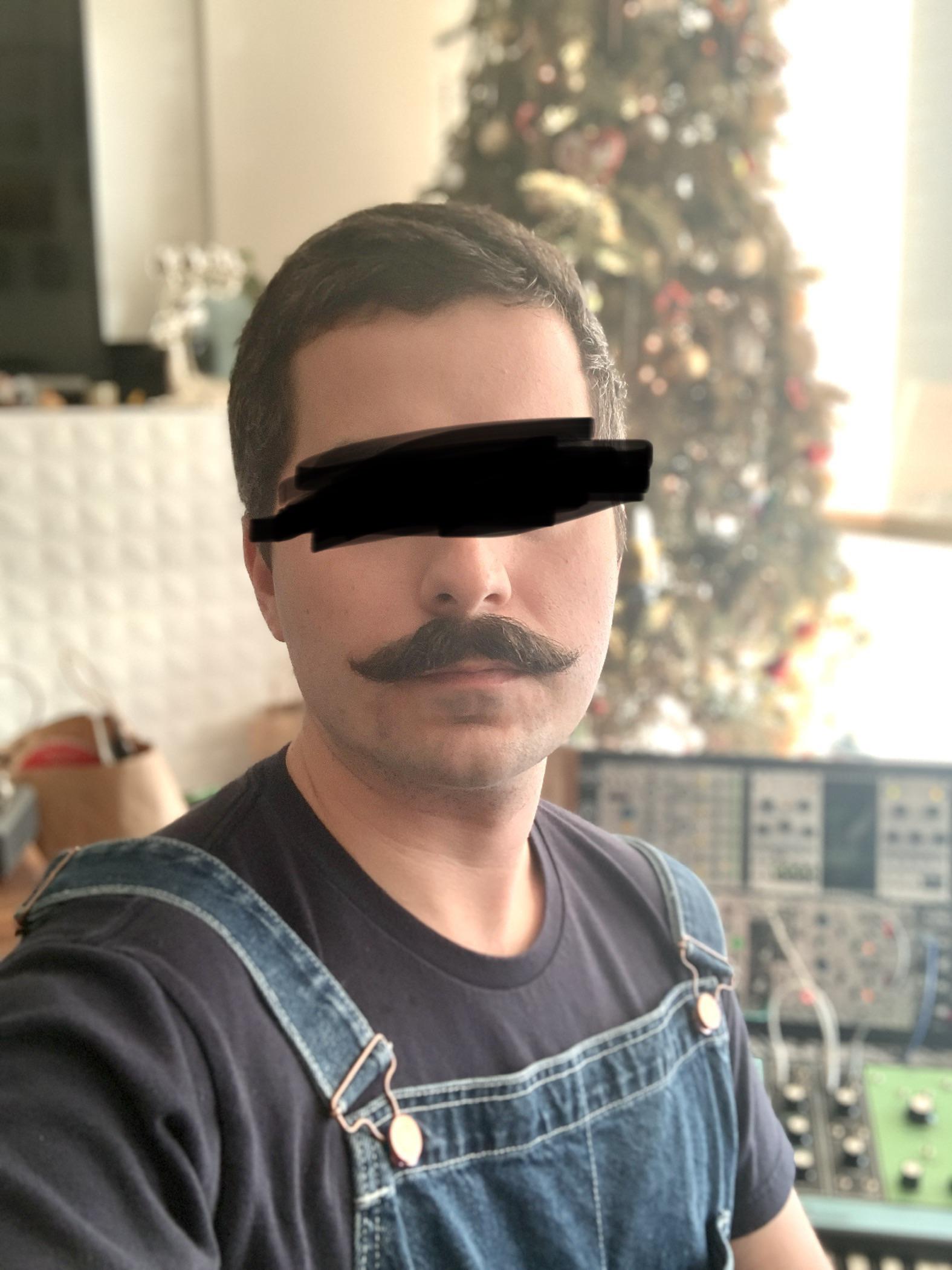 Trimmed mustache and sick cyclops glasses for the new year! | Scrolller