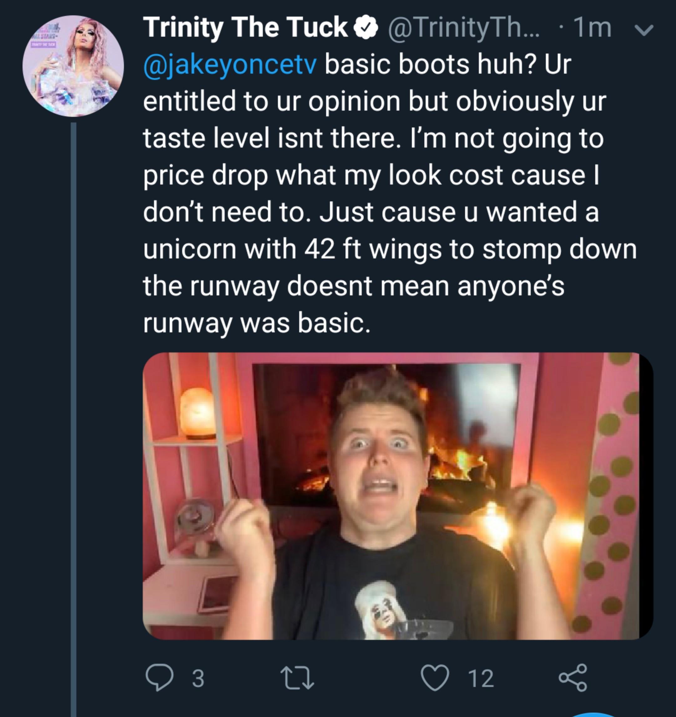 Trinity the Tuck comes for Gay Icon Jakeyonce tv | Scrolller