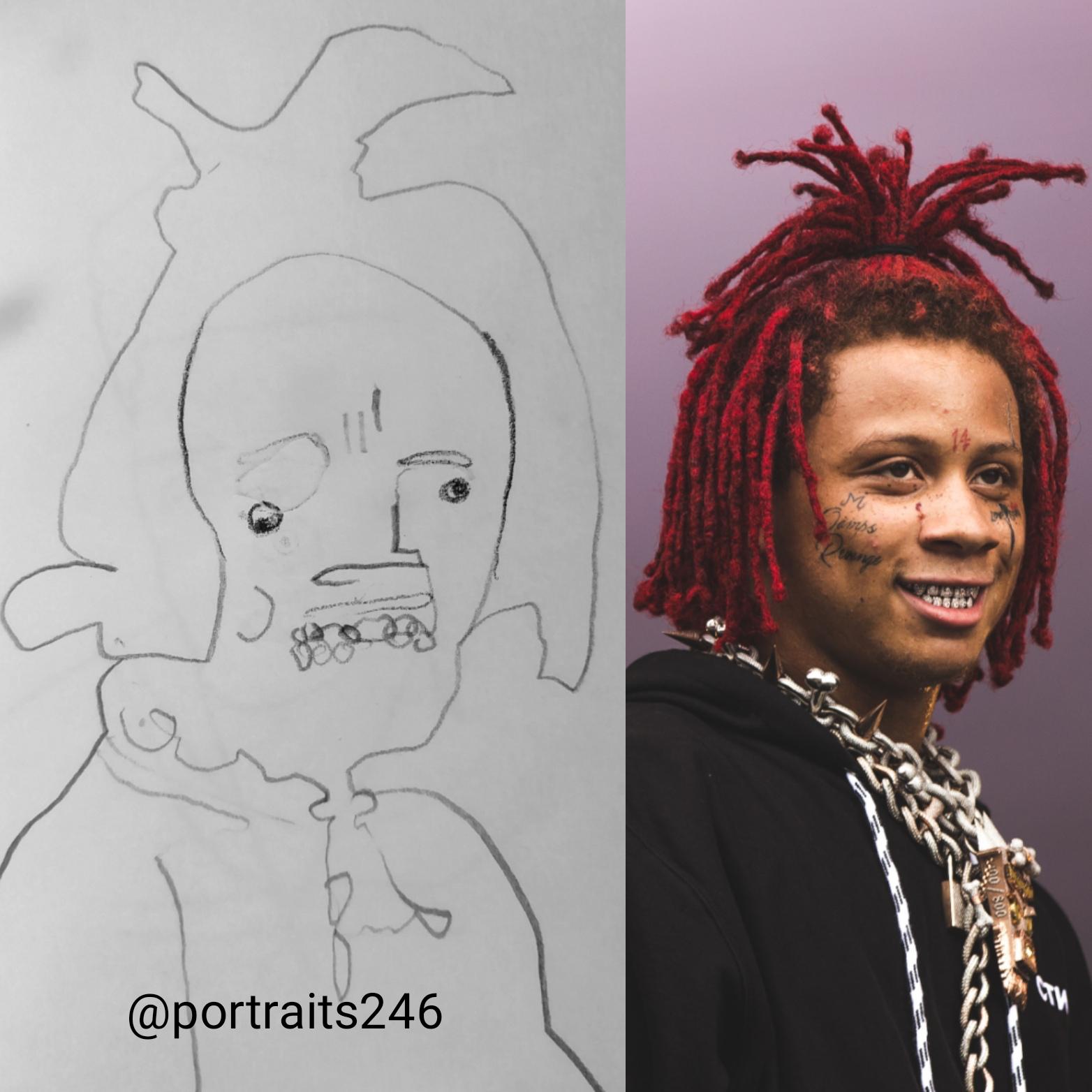 Trippie Redd portrait by me 🤝🙏🙌 | Scrolller