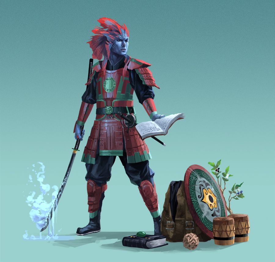 Triton Warlock by Phill-Art | Scrolller