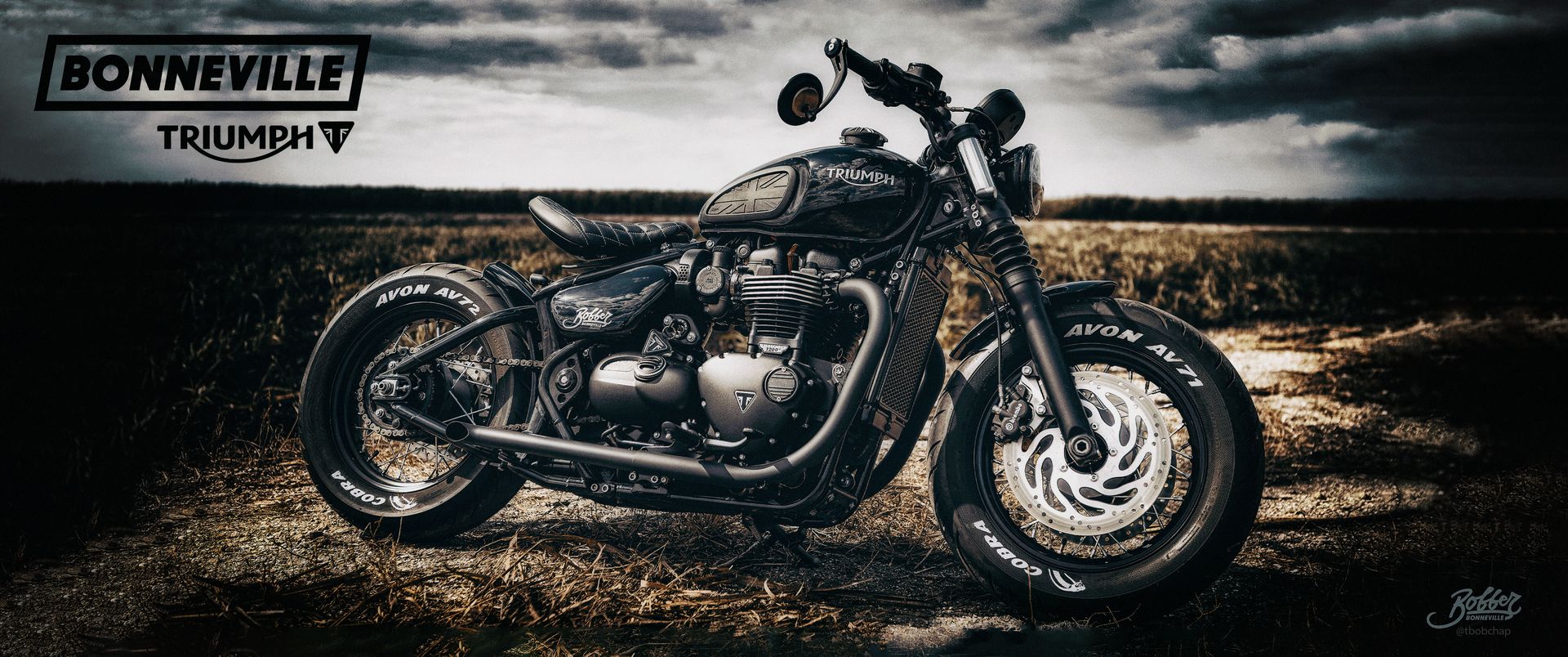 Triumph Bobber Motorcycle [3440x1440] | Scrolller