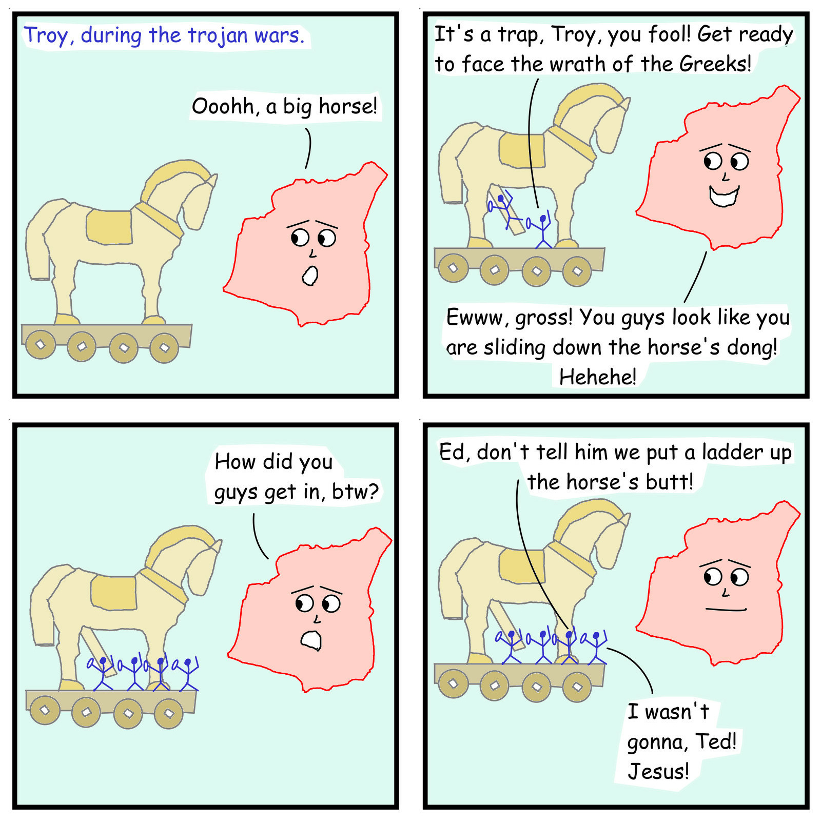 True story of what happened during the Trojan War from my comic :) | Scrolller