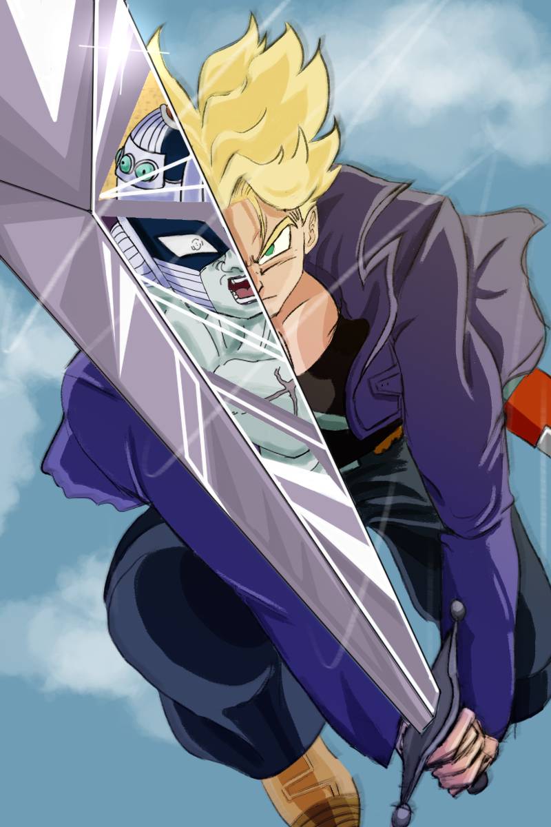 Trunks about to absolutely demolish Frieza | Scrolller