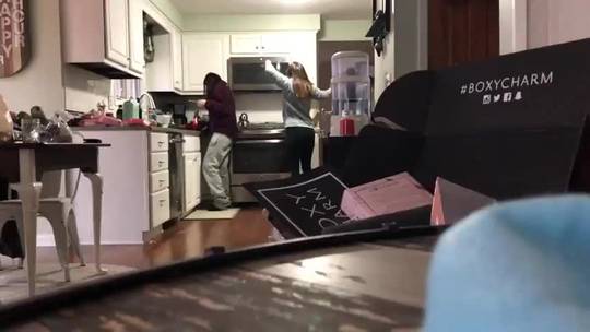 Try this again - Pantsed while making cookies! | Scrolller