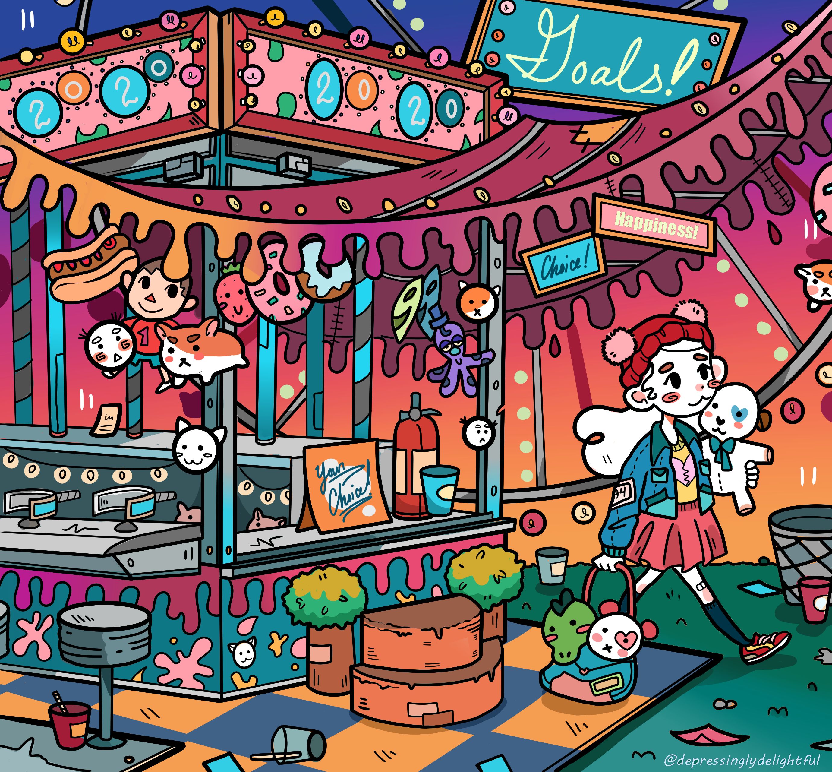 Trying to relearn Krita again. I make comics on IG about mental illness! | Scrolller