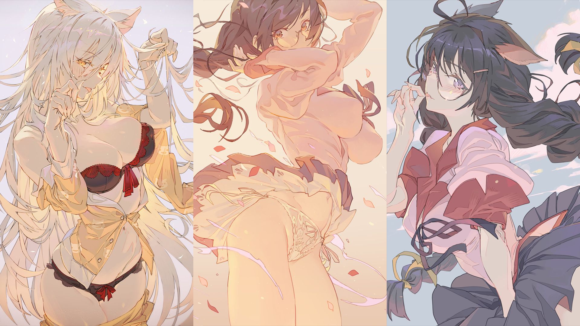 Tsubasa Hanekawa 💕 [Monogatari] (1920x1080) | Scrolller