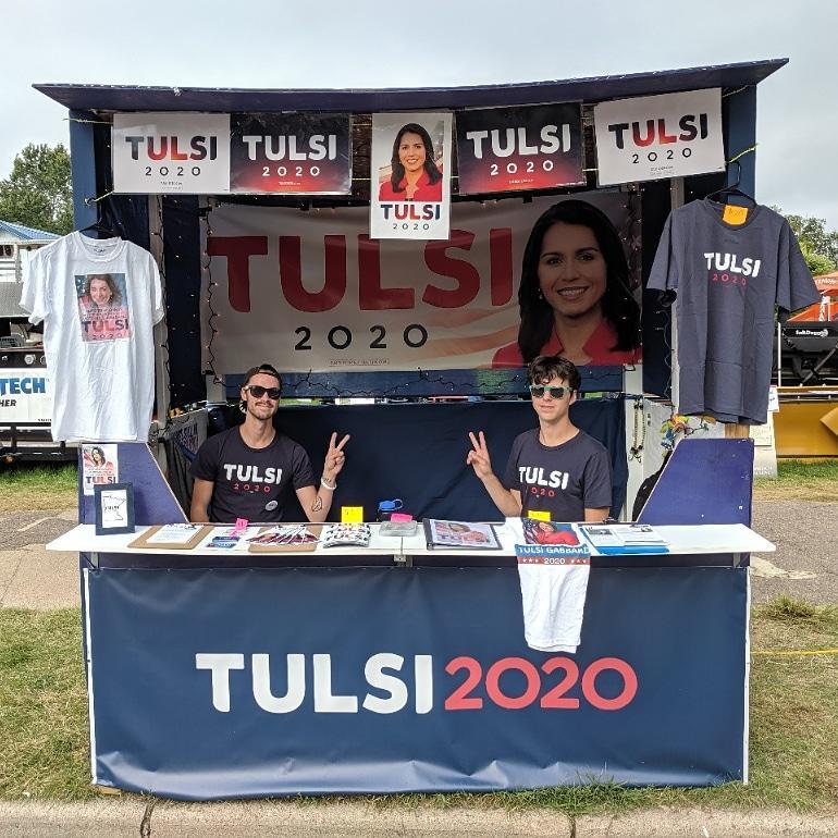 Tulsi booth at the Minnesota State Fair! | Scrolller