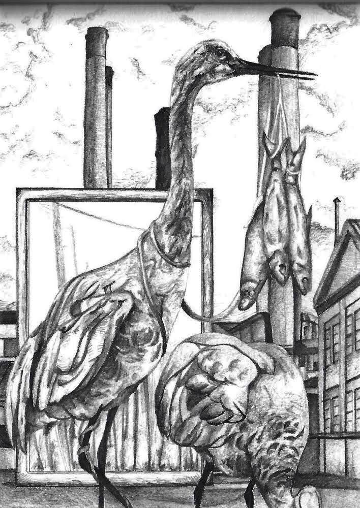 Tundra, me, graphite, 2018 | Scrolller