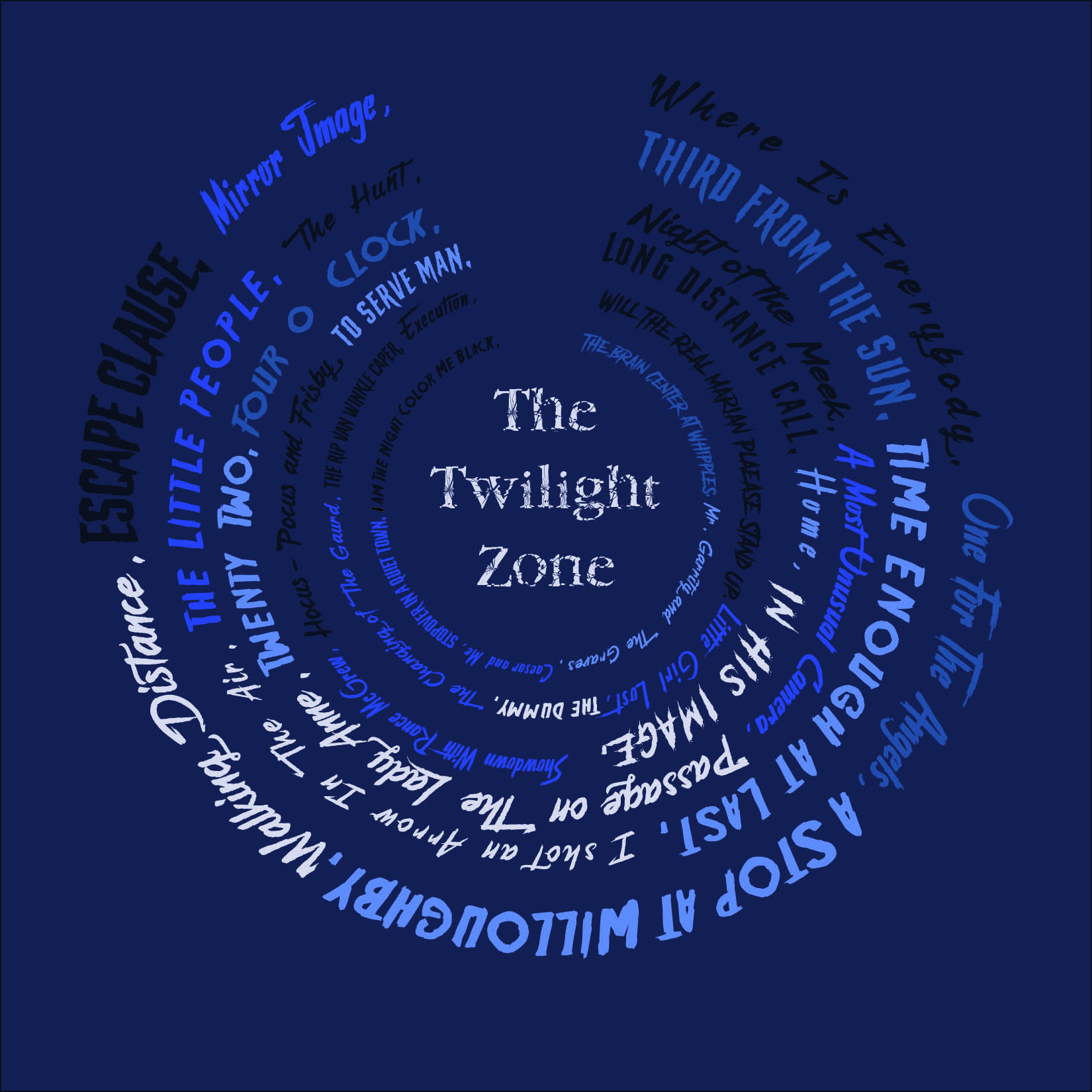 Twilight Zone poster I made | Scrolller