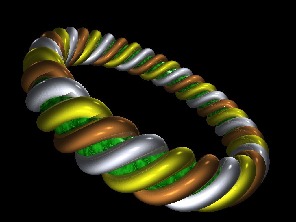 Twisted Torus, unknown artist, 1994 | Scrolller