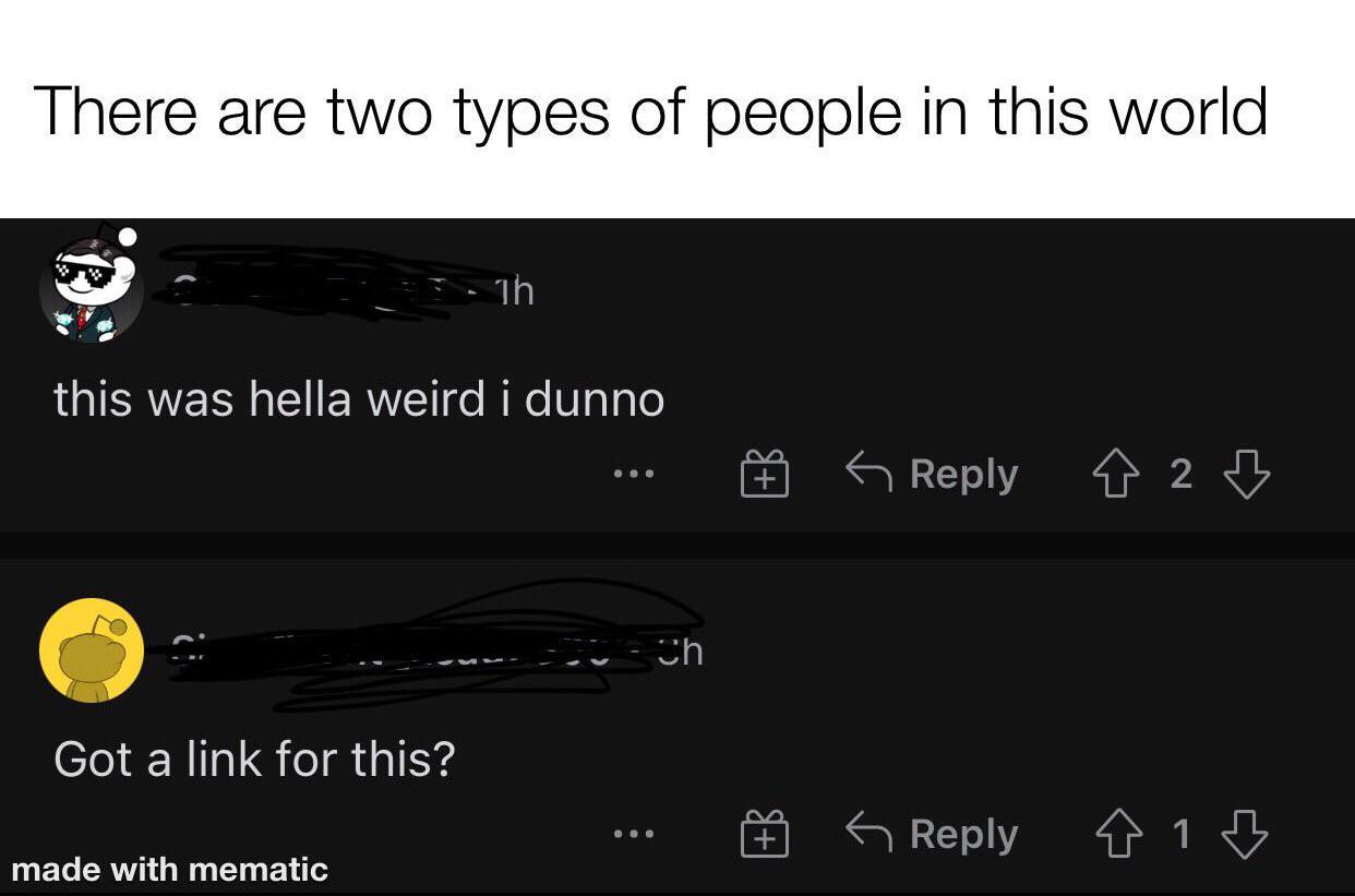 Two types of people | Scrolller