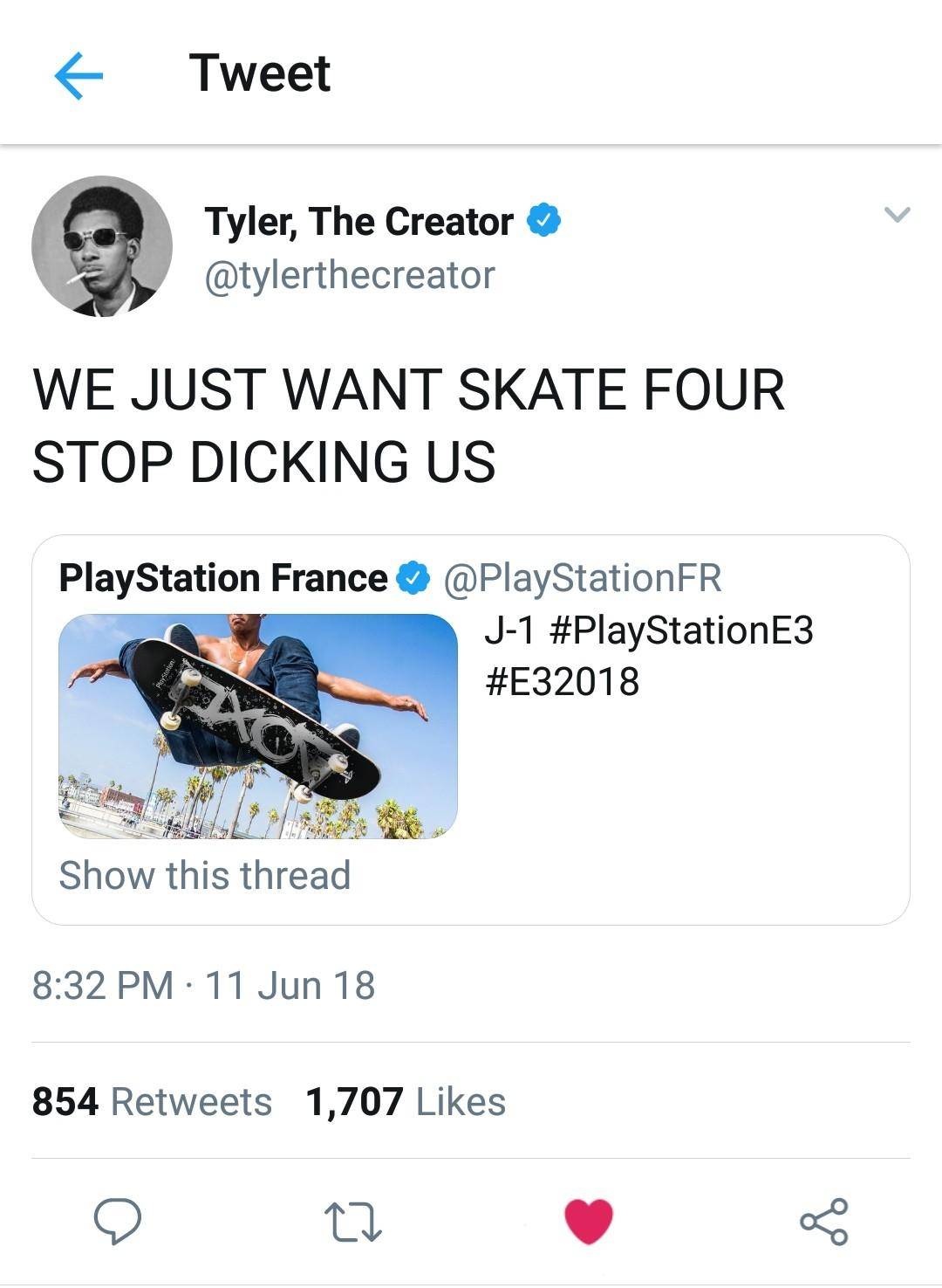 Tyler the Creator knows it | Scrolller