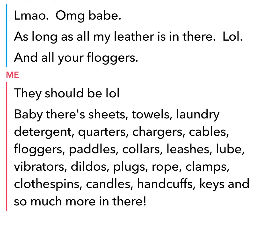 Discover more like Bdsm: u/BCbabygirl519 and I are escaping together this weekend and this is ...