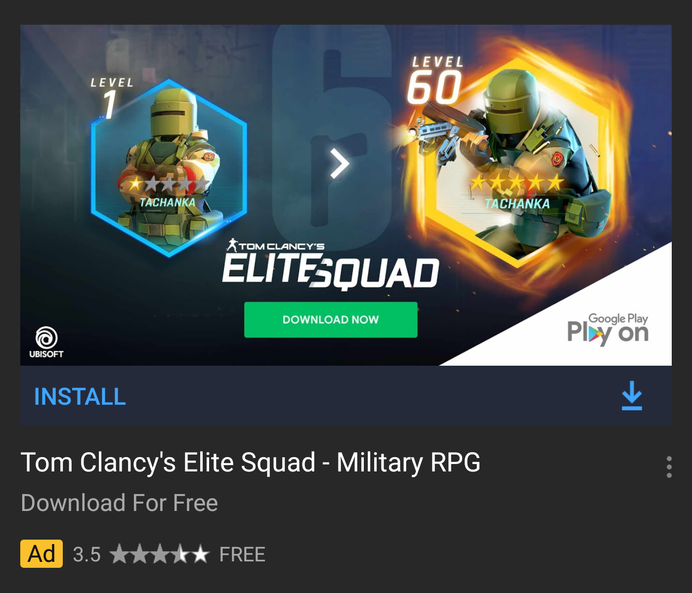 Ubisoft advertising Elite Squad with their star character 👀 | Scrolller