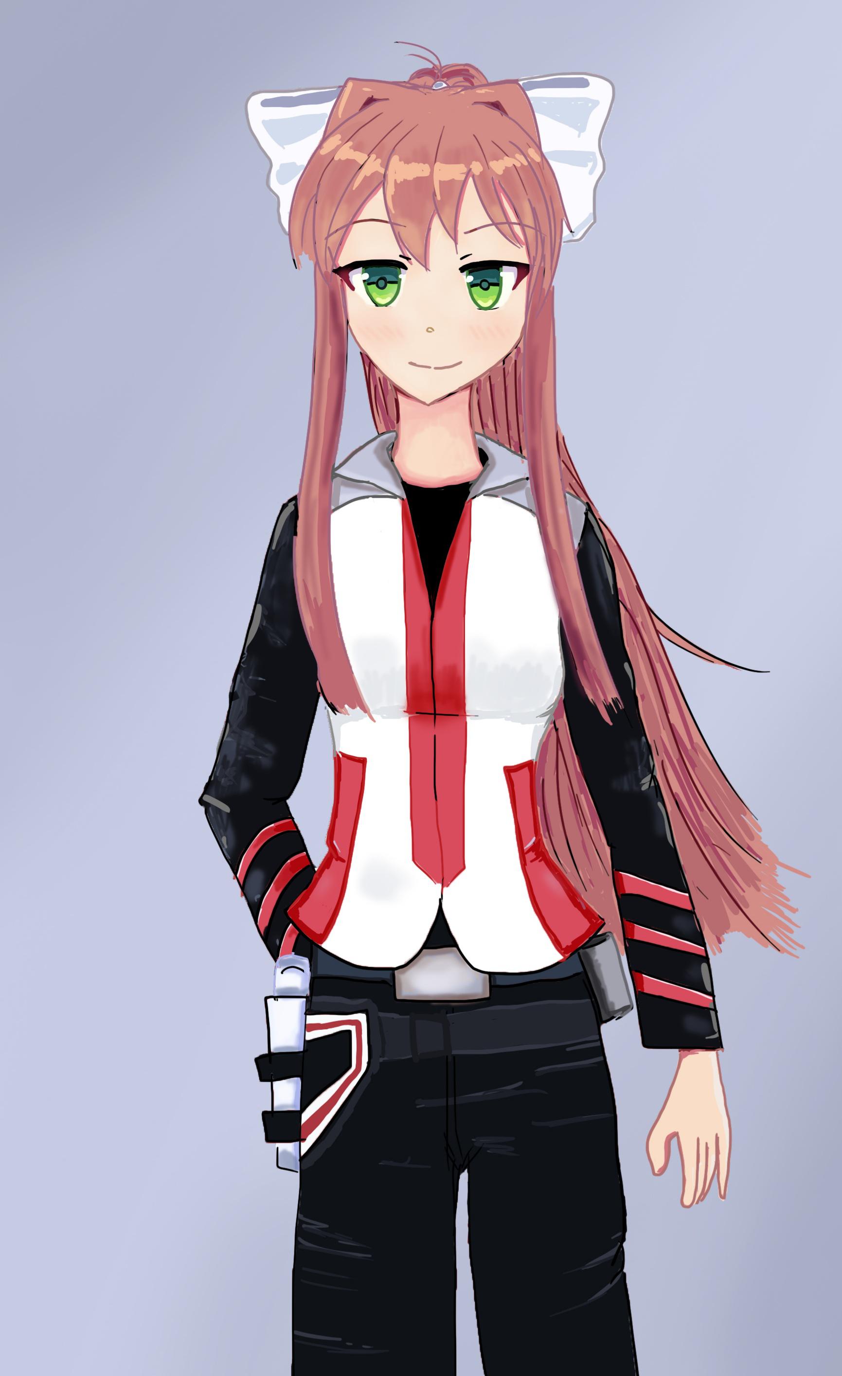 Ultraman Trigger but Monika is main character. | Scrolller