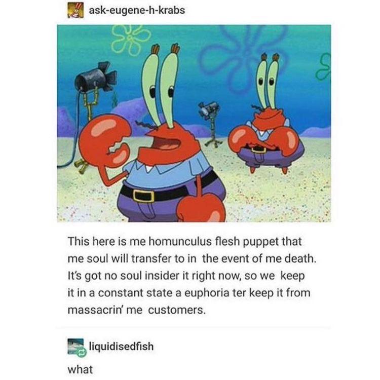 Umm... Mr Krabs? | Scrolller