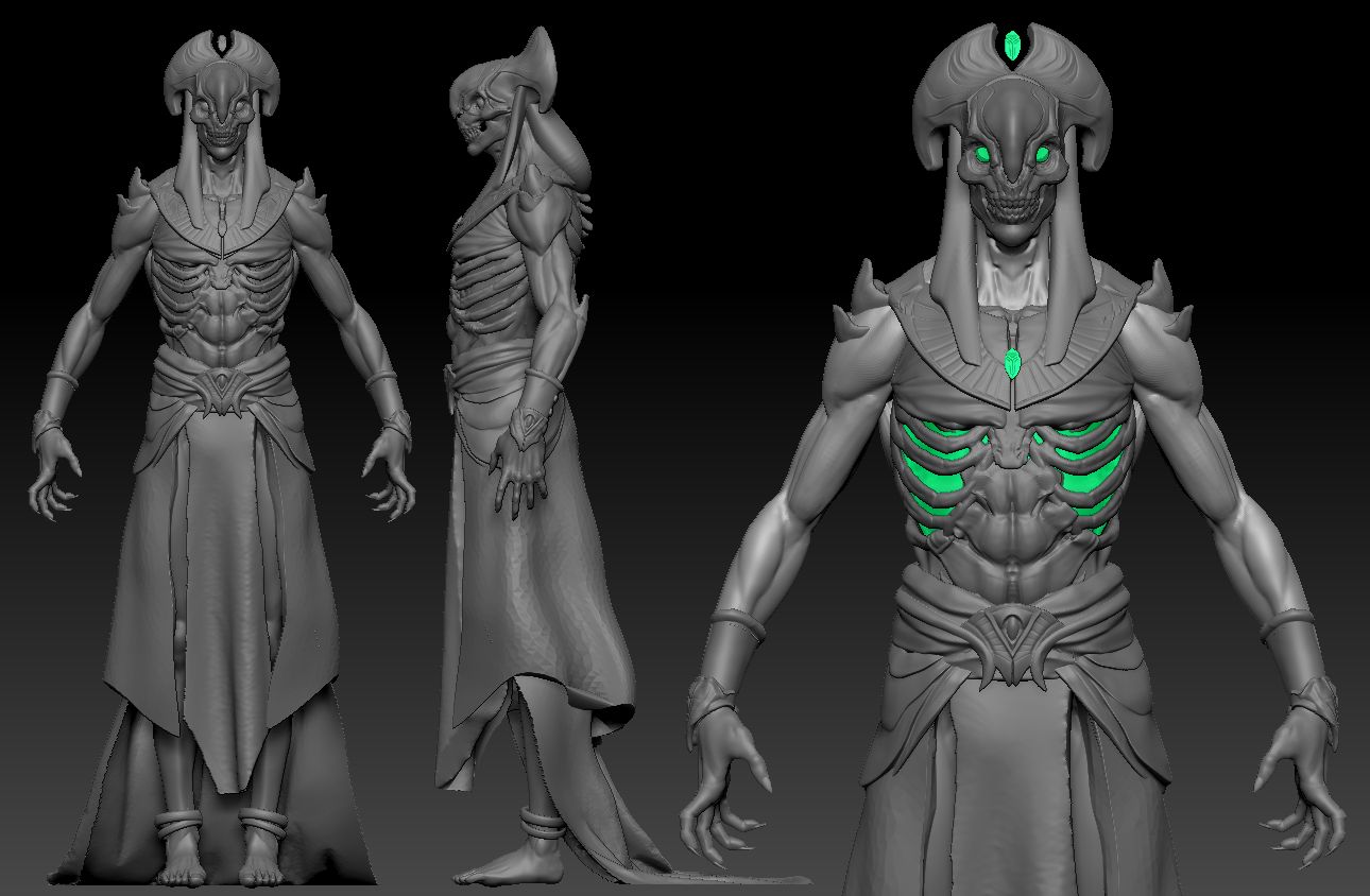 Undead High Priest WIP. Feedback welcome | Scrolller