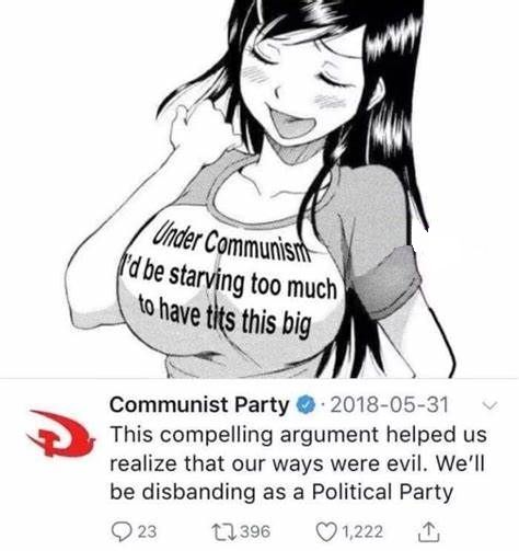 Under Communism I'd be starving too much | Scrolller