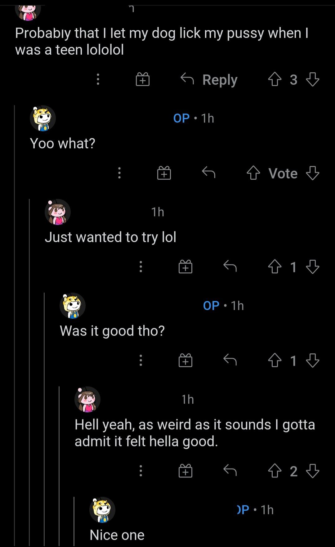 Under the question "What is your deepest secret?"... gross | Scrolller