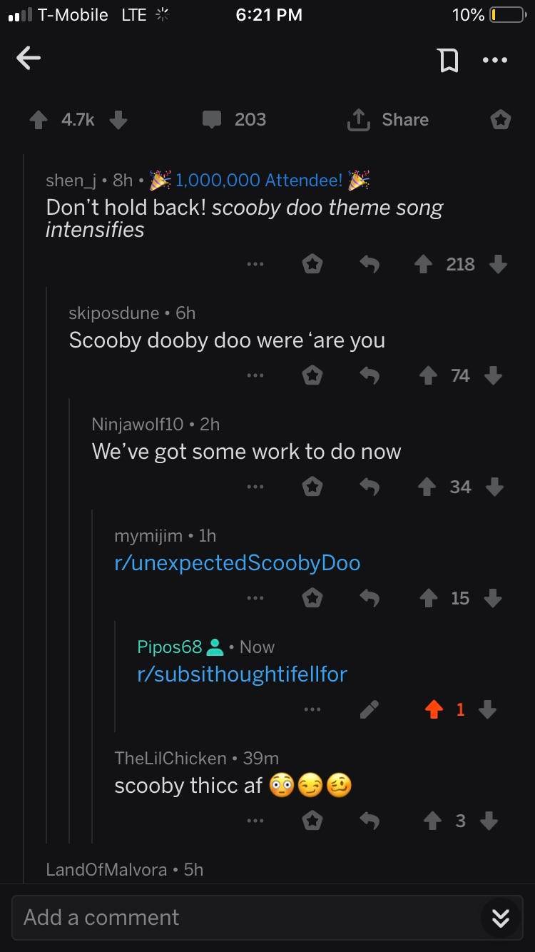 Unexpected Scooby Doo | Scrolller
