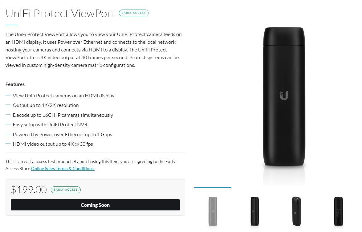 Unifi Protect ViewPort EA Launch | Scrolller