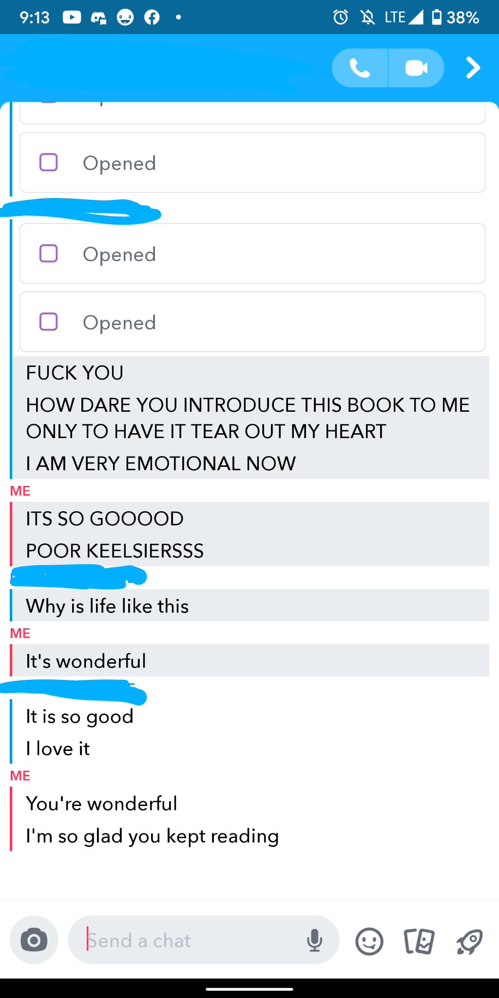 Update on the questioning friend... She's slightly upset with me... | Scrolller