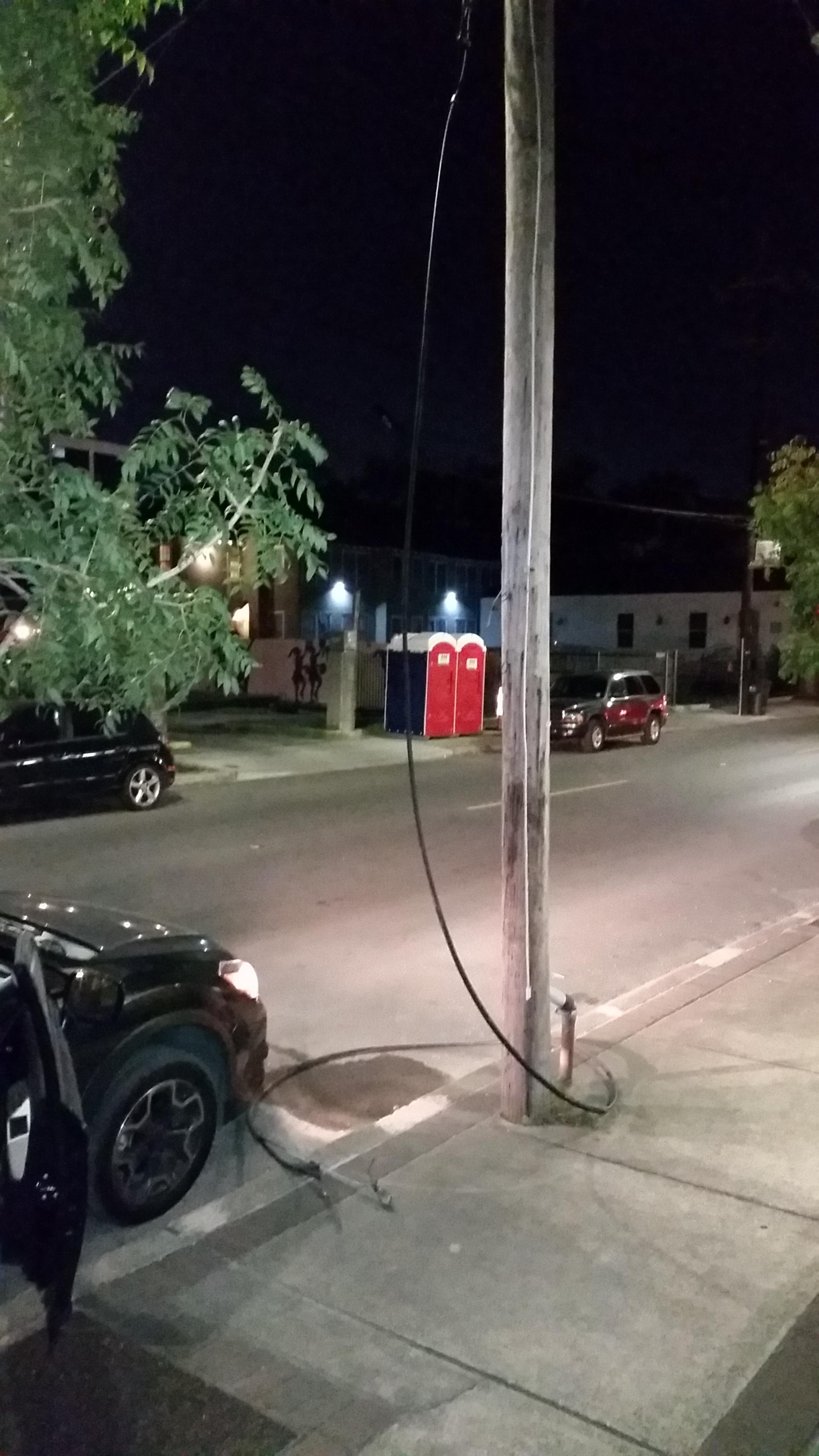 Uptown high voltage line laying I n the street | Scrolller