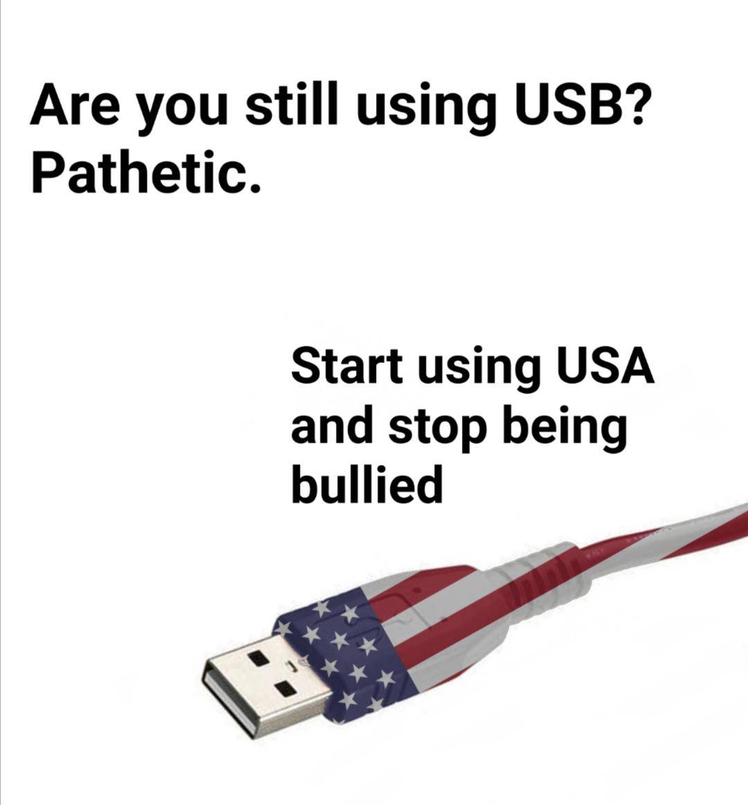 USB? How can you do this? | Scrolller