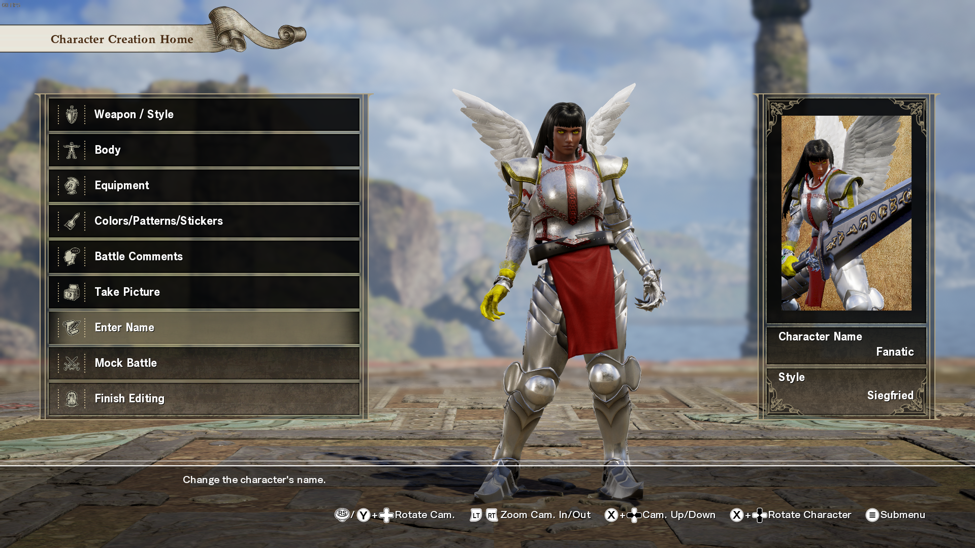 Using the character creator in Soul Calibur VI, I made Fanatic! | Scrolller
