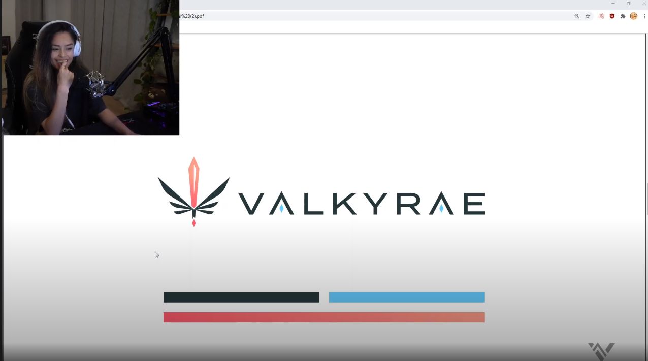Valkyrae new banner porject !!! | Scrolller