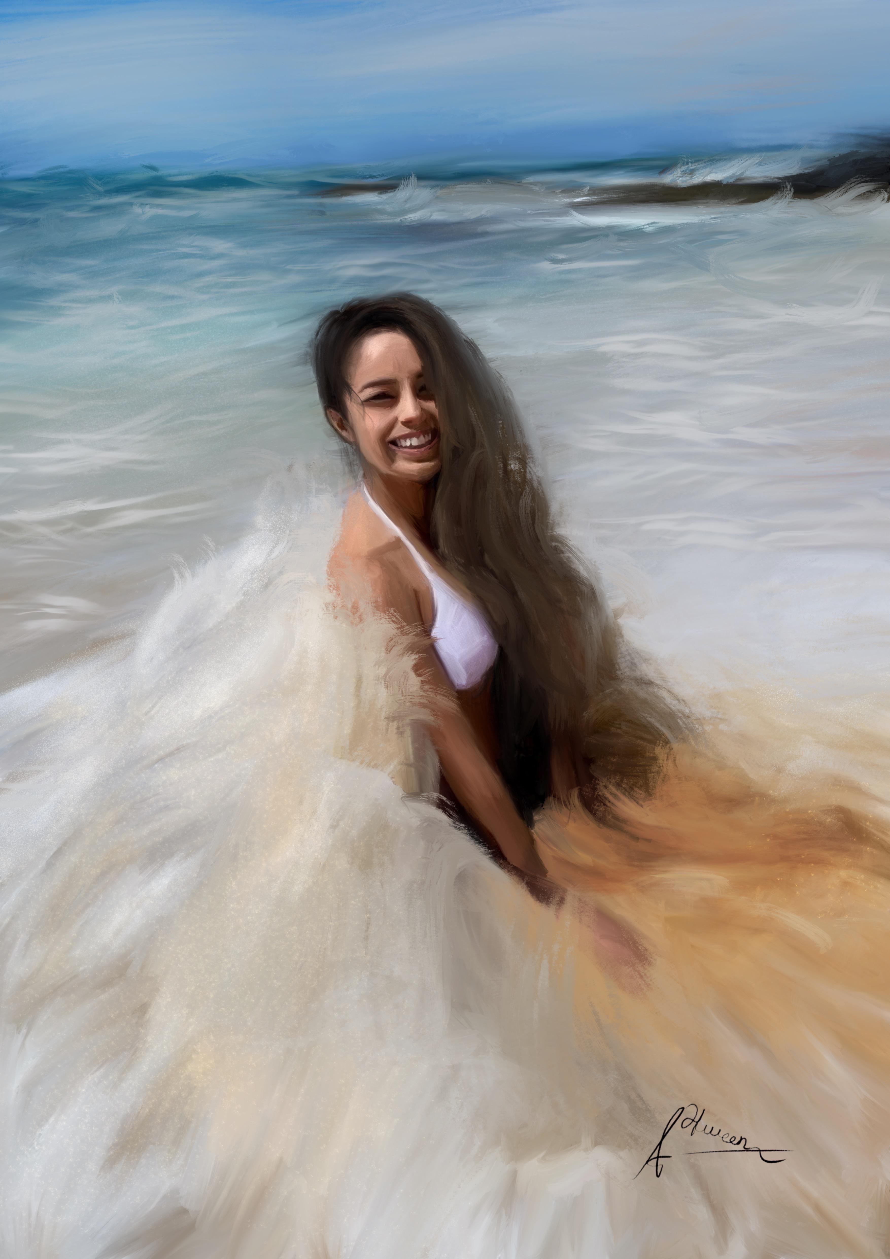 Valkyrae painting ^^ | Scrolller