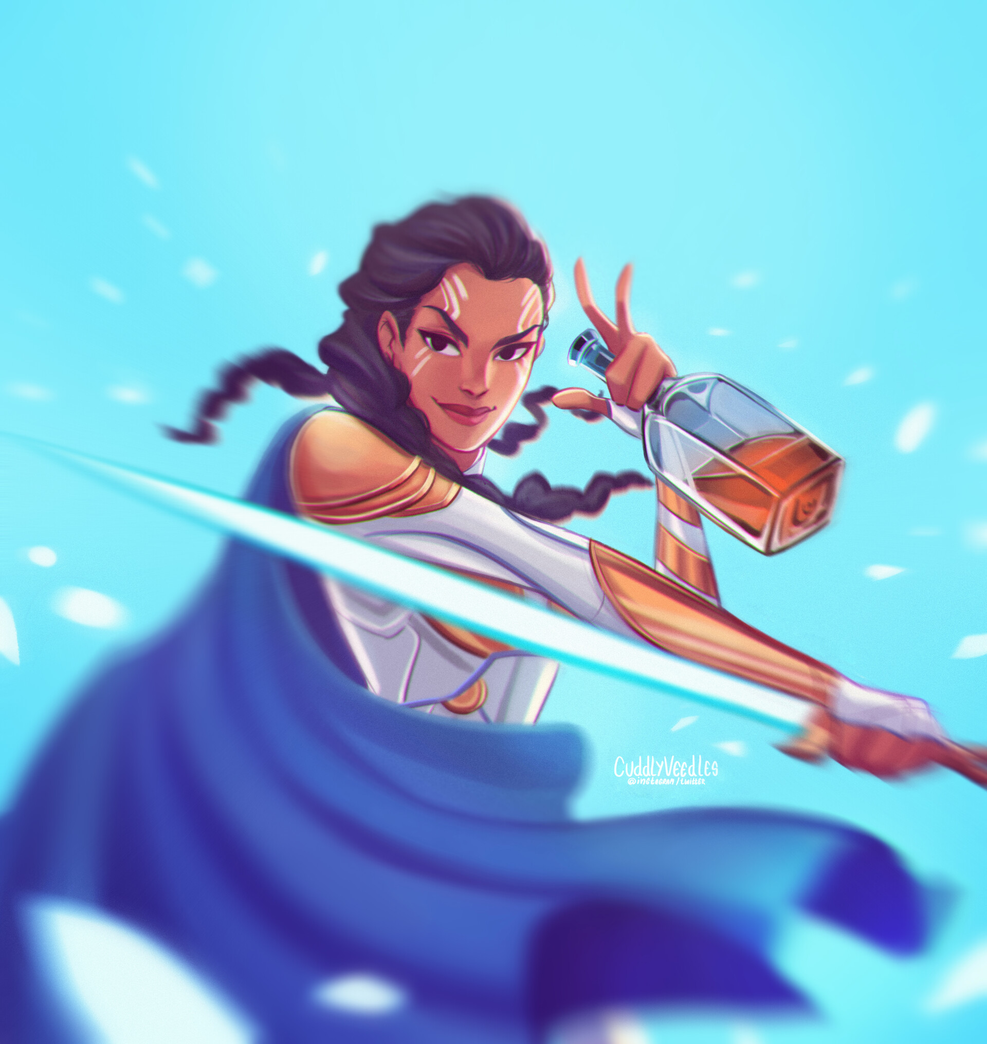 Valkyrie Doodle (For MARVEL'S AVENGERS: End Game Fan-Meet Event) by Cuddly Veedles | Scrolller