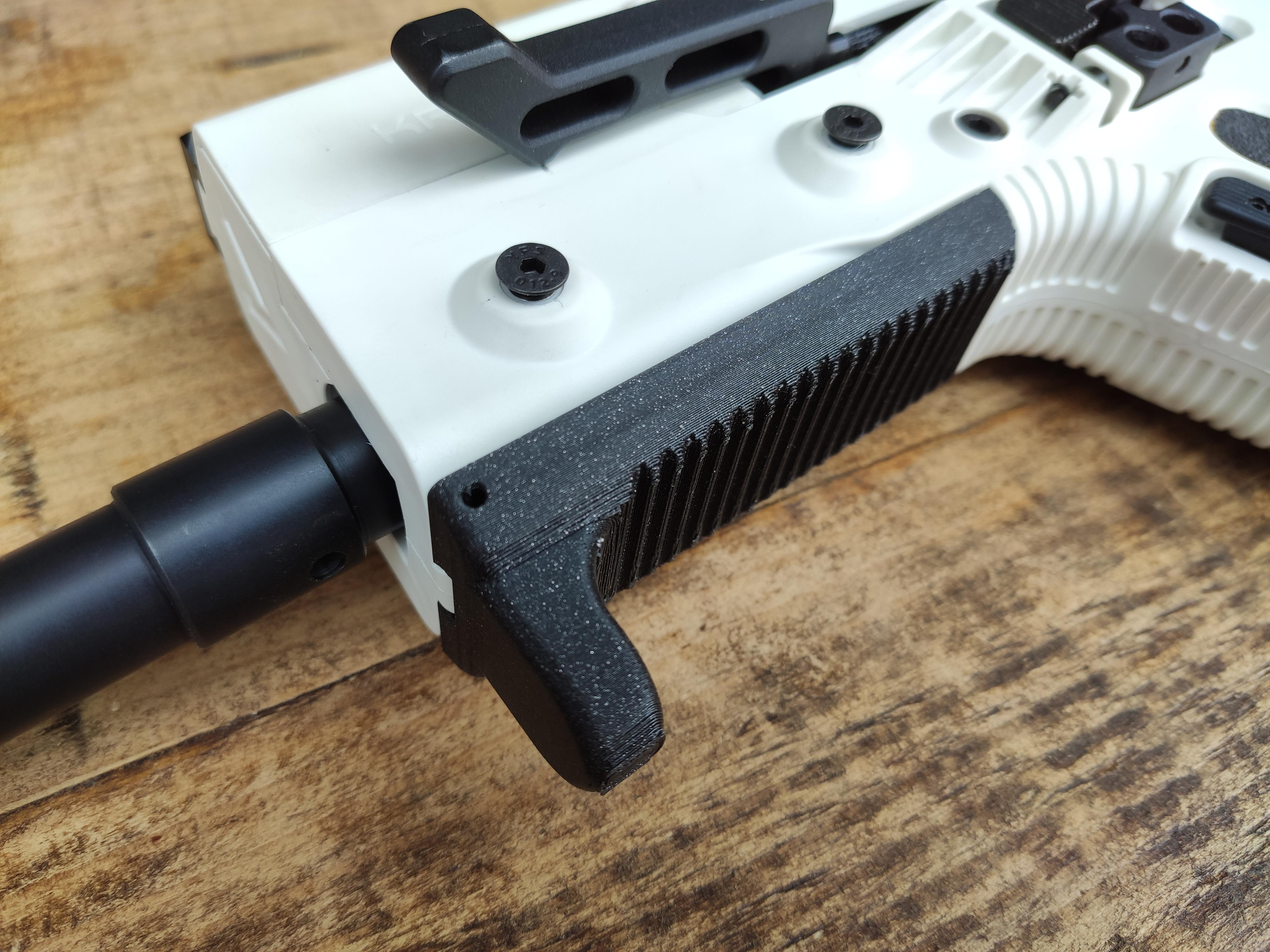 Vector integrated handstop ... Just 3D printed it :) | Scrolller