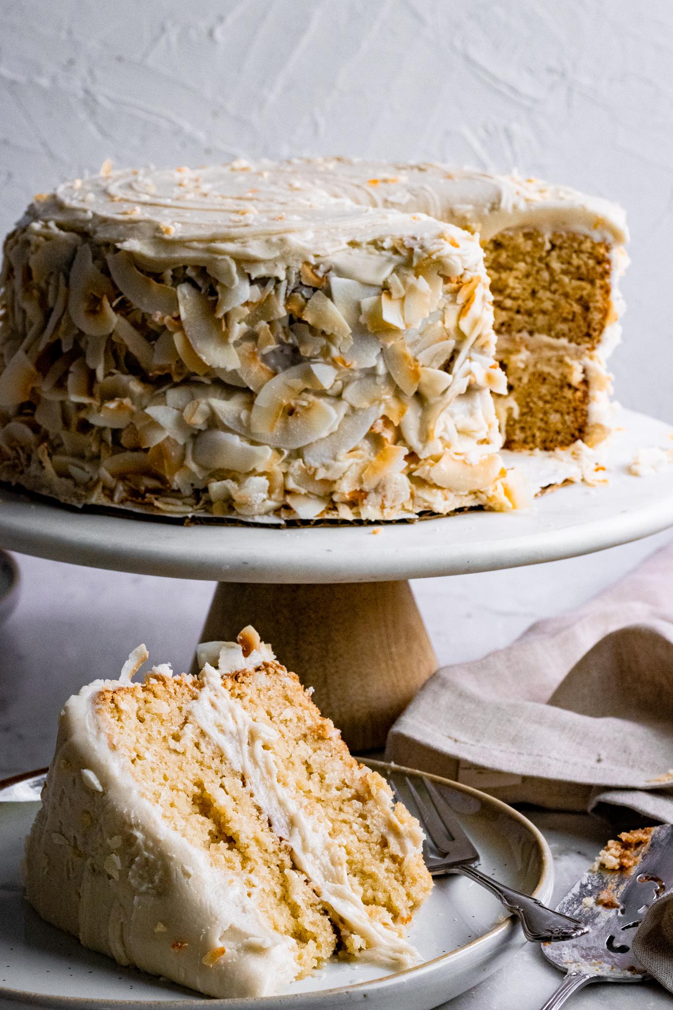 Vegan Coconut Cake | Scrolller