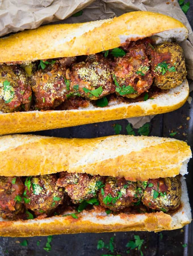 Vegan Meatball Sub | Scrolller