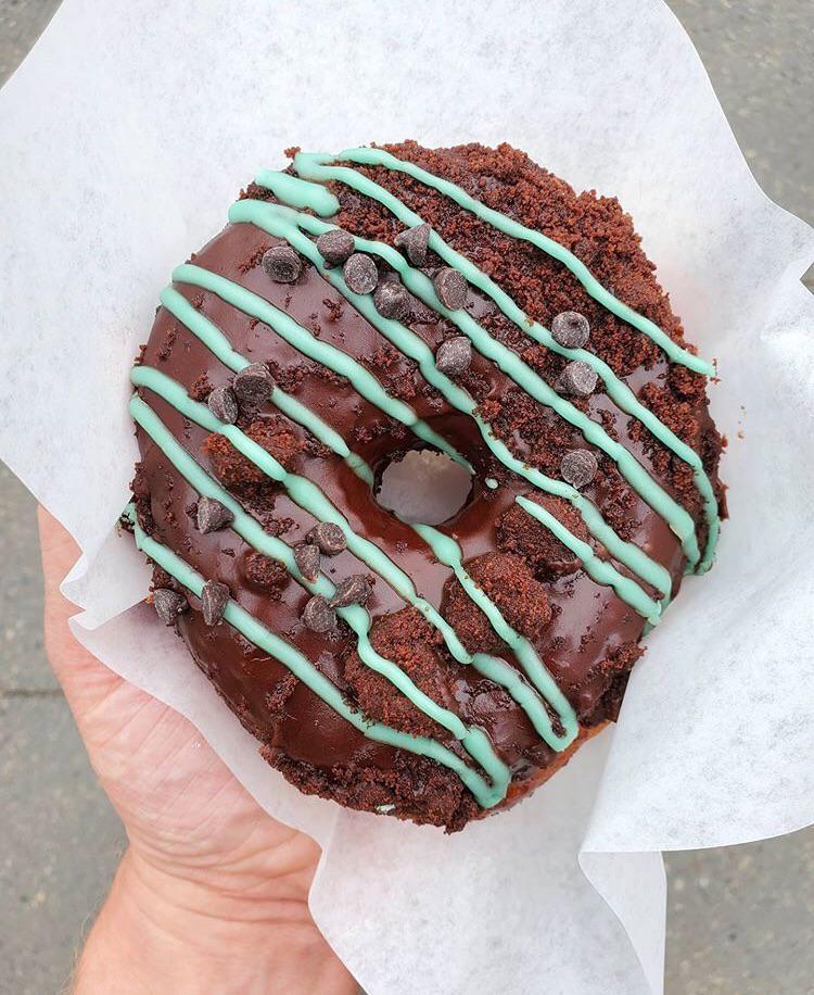 Vegan Thin Mint Doughnuts from Doughnut Party | Scrolller