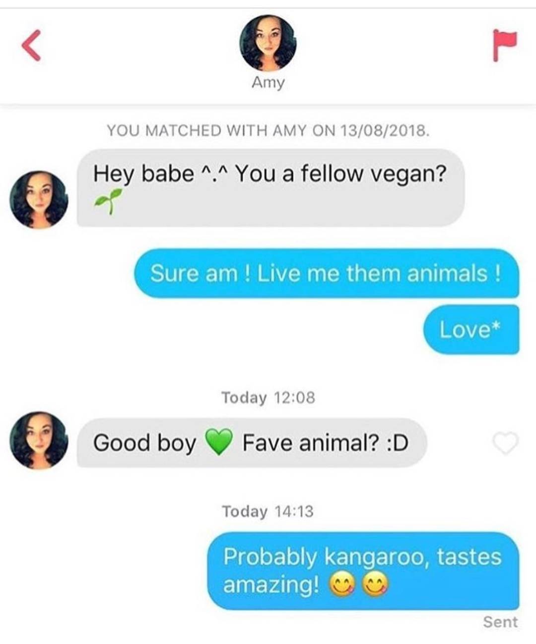 vegan trolled XD | Scrolller