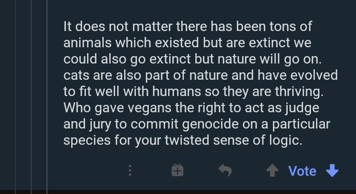 VeGaNs CaUsE gEnOcIde | Scrolller
