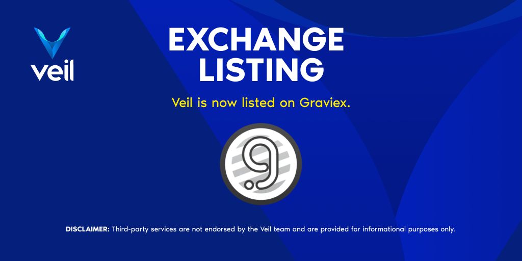 Veil is now listed on Graviex exchange | Scrolller