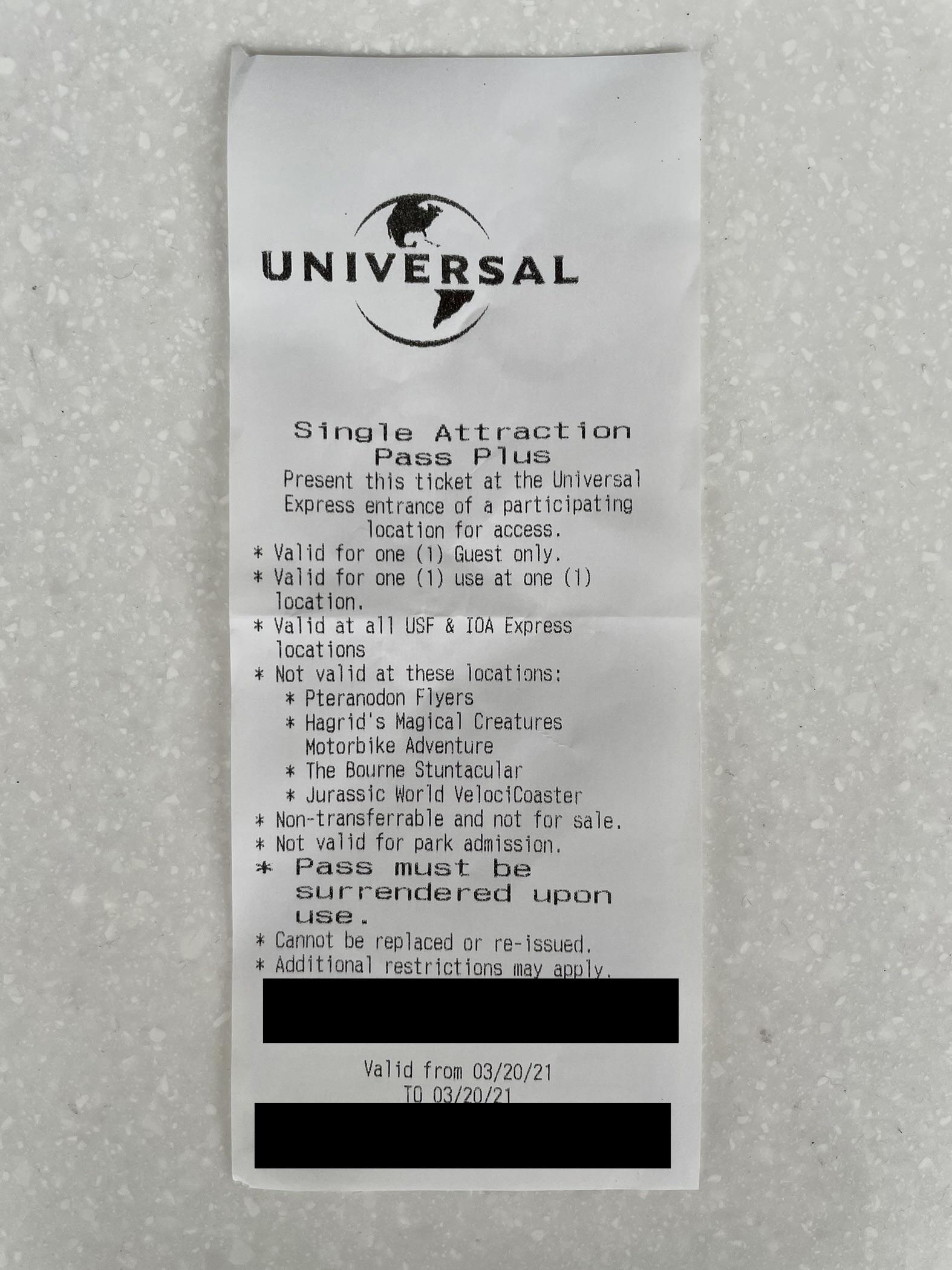 Velocicoaster has been added to the restricted list on Express Pass coupons | Scrolller