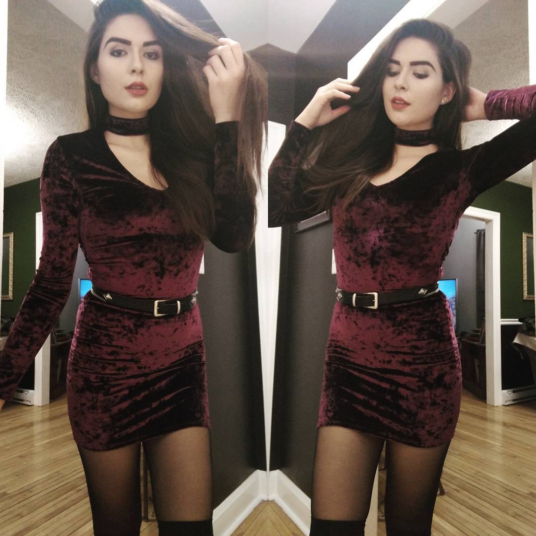 Velvet dress | Scrolller