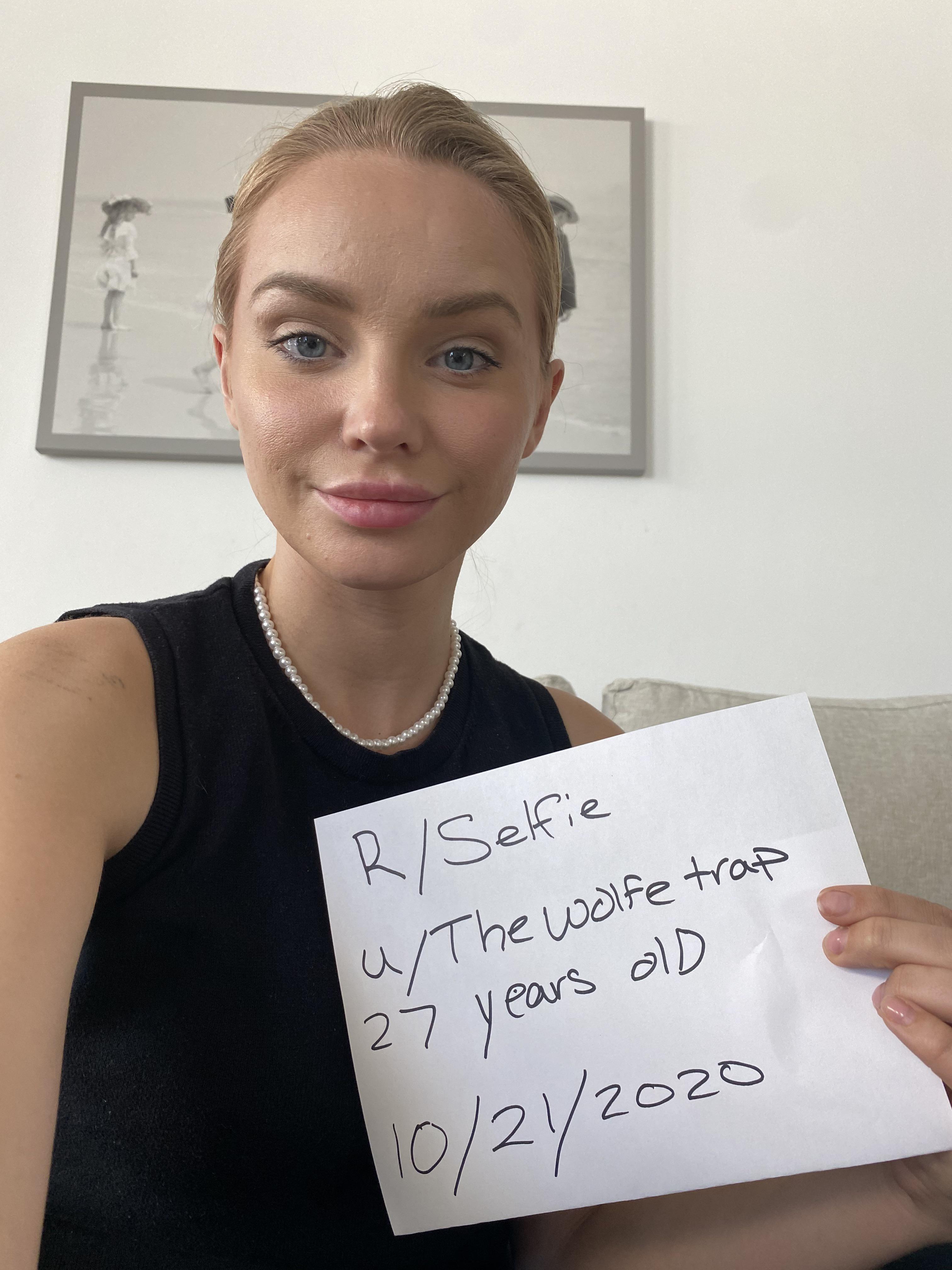 Verification selfie | Scrolller