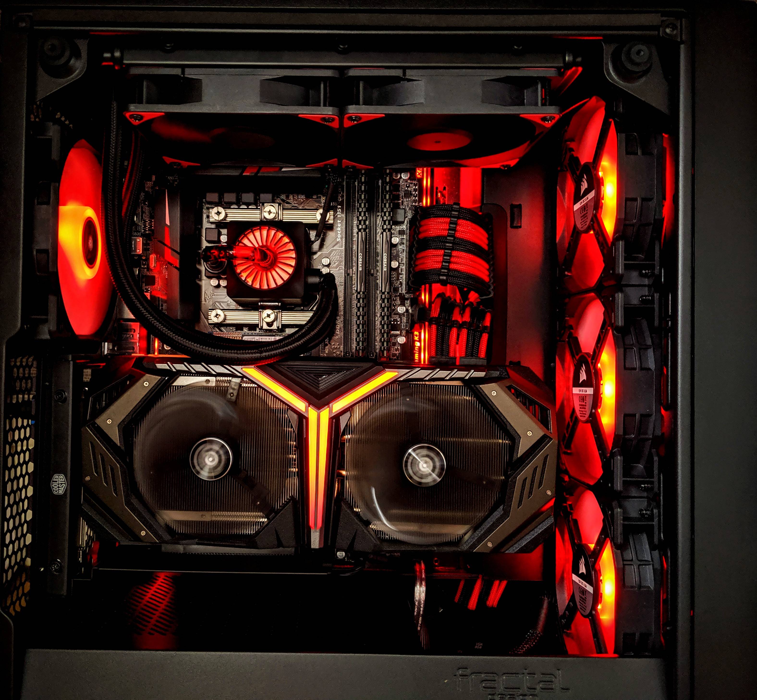 Vertical GPU and a CPU water cooler has transformed my build! | Scrolller