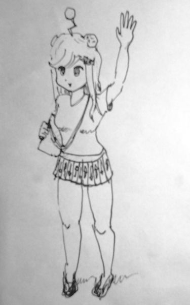 Very quick Sachi doodle | Scrolller