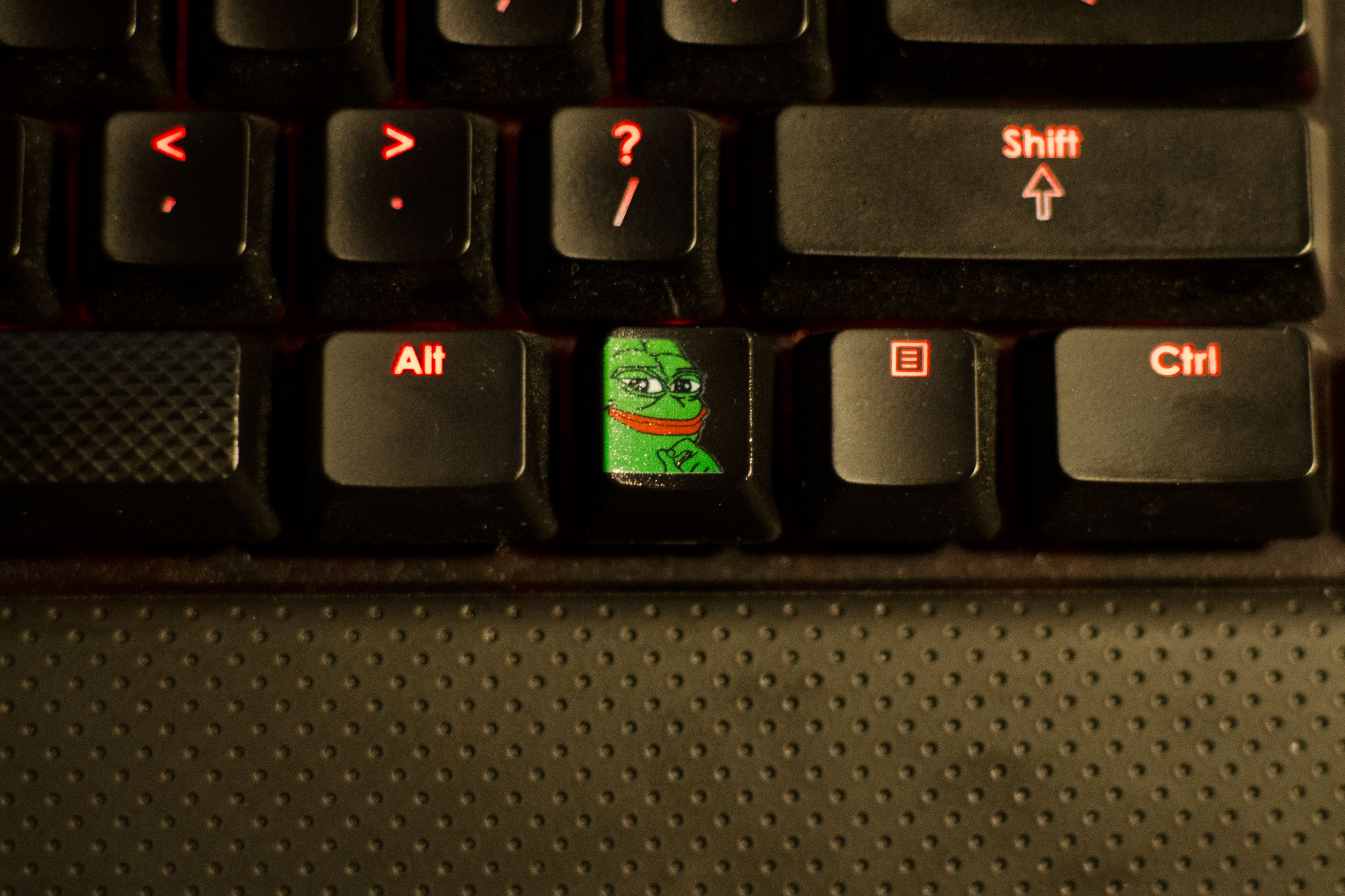 Very rare cherry MX Red Pepe | Scrolller