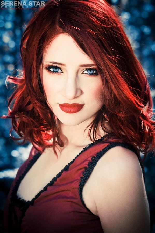 Very Red with Blue Eyes | Scrolller