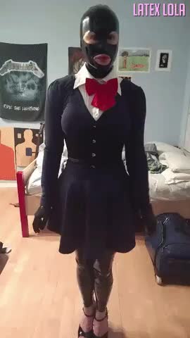 Very Subtle Latex Schoolgirl Outfit | Scrolller