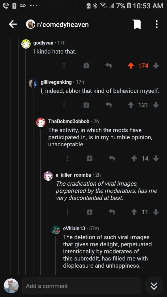 Very verbose. | Scrolller