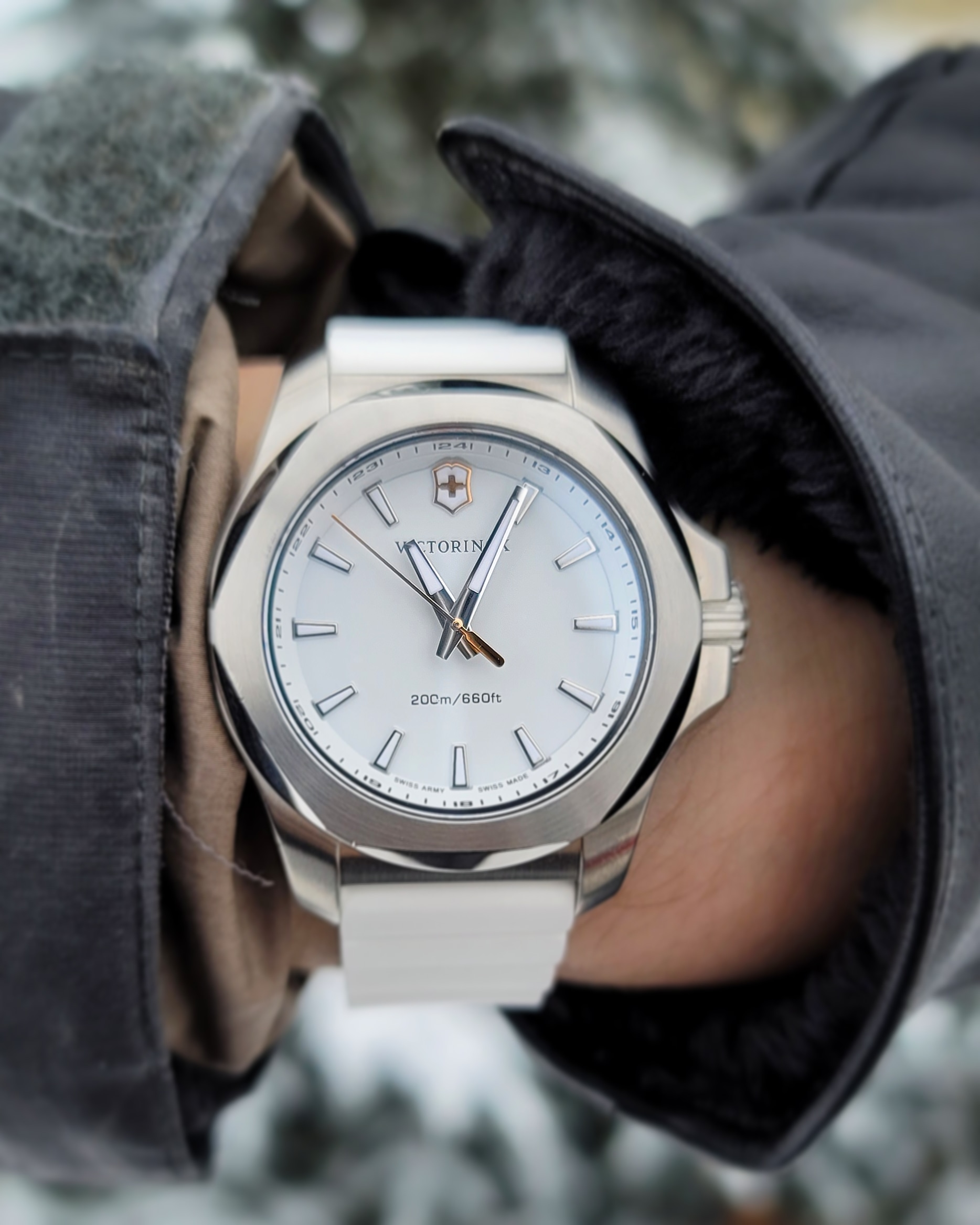 [Victorinox] Polar white Inox for a snowy winter day | Scrolller