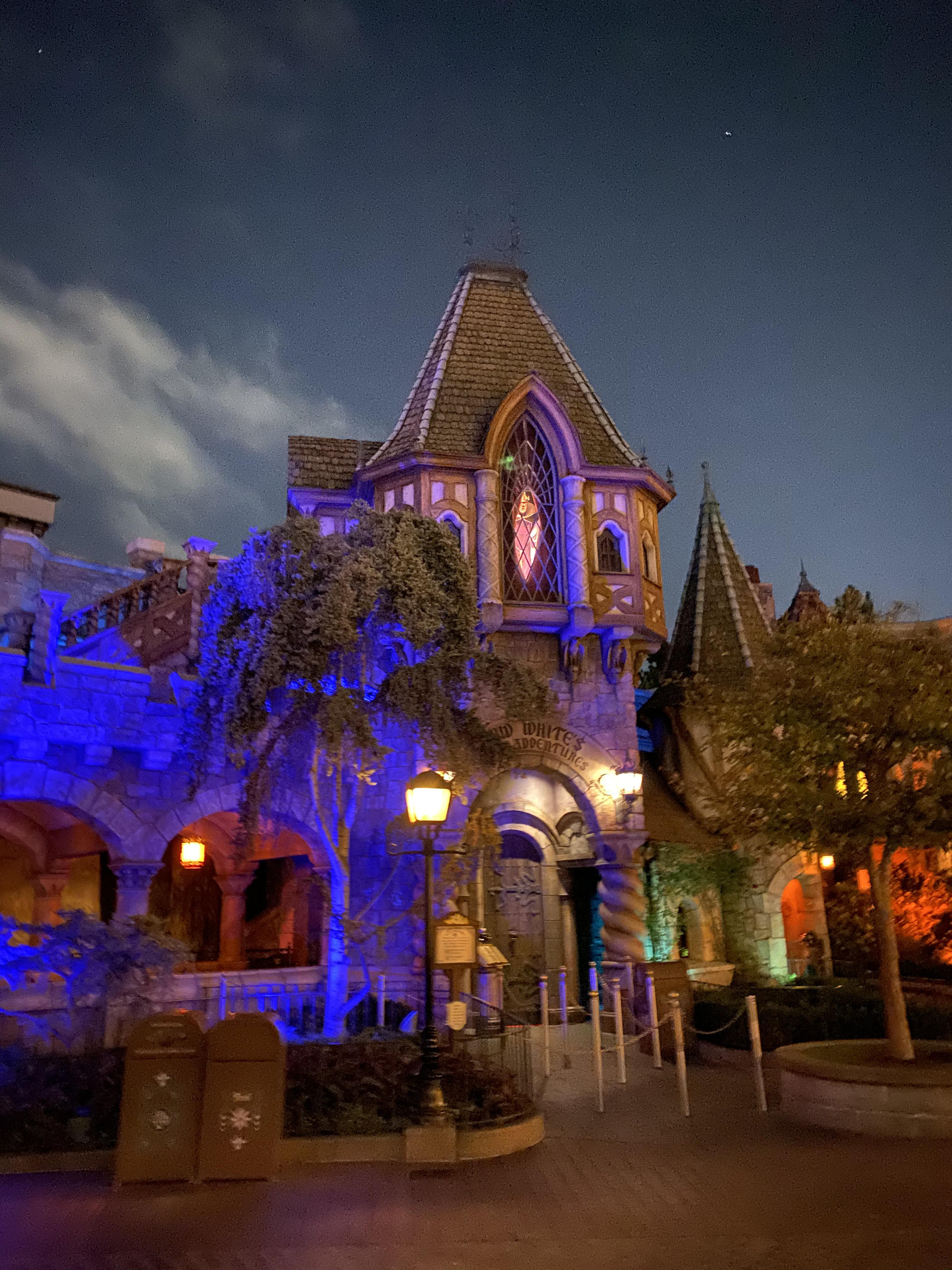 View from Peter Pan at night! | Scrolller